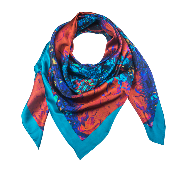Corvus 1 - Silk Scarf - Celestial Collections – Silk and Stone