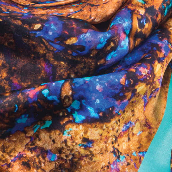 Pyxis 1 - Silk Scarf - Celestial Collections – Silk and Stone