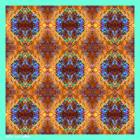 Pyxis 1 - Silk Scarf - Celestial Collections – Silk and Stone